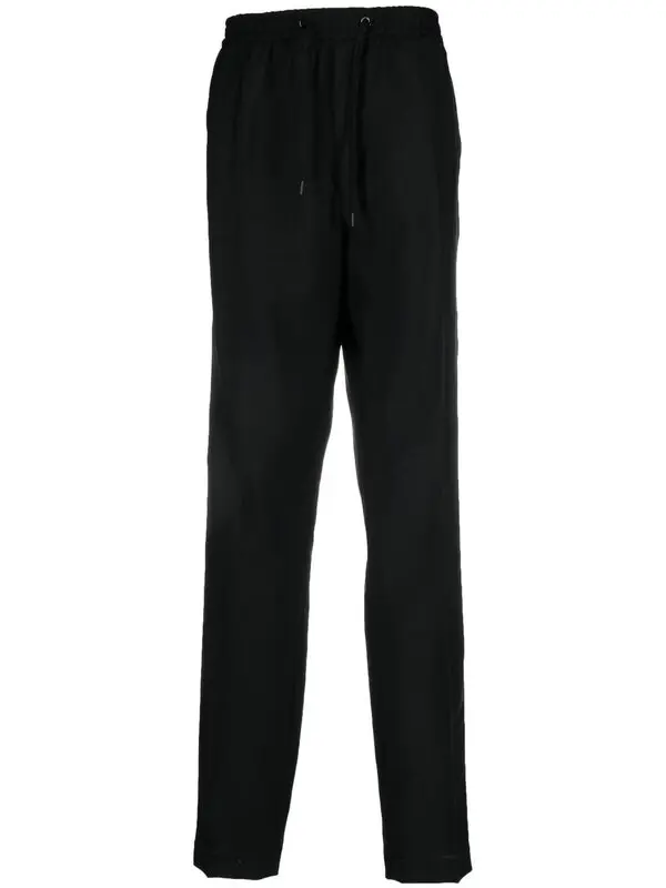 Versace Side-stripe Straight-leg Trousers