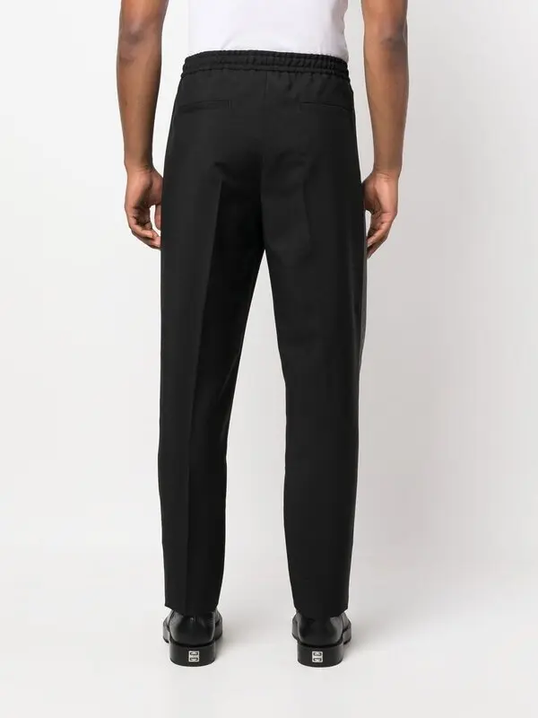 Versace Side-stripe Straight-leg Trousers
