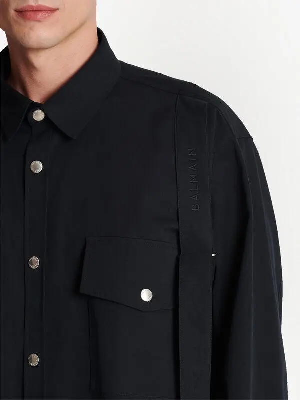 Balmain Chest Flap-pocket Detail Shirt