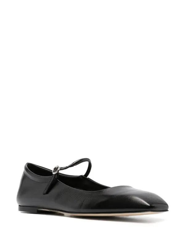 aeydĒ - Aeyde Mary Jane Leather Ballerina Shoes