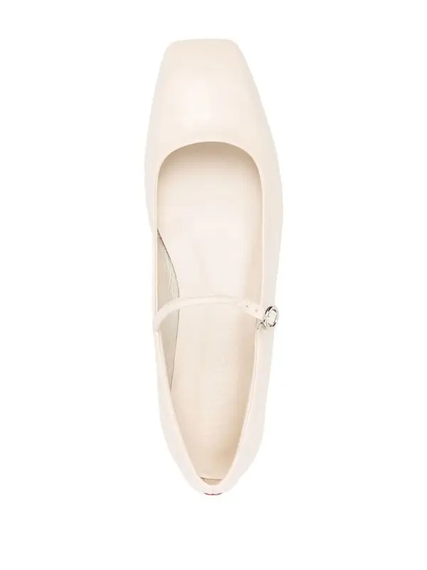 AeydĒ Mary Jane Leather Ballerinas