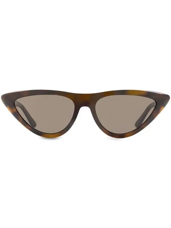 JIMMY CHOO Sparks Cat-eye Frame Sunglasses - Brown