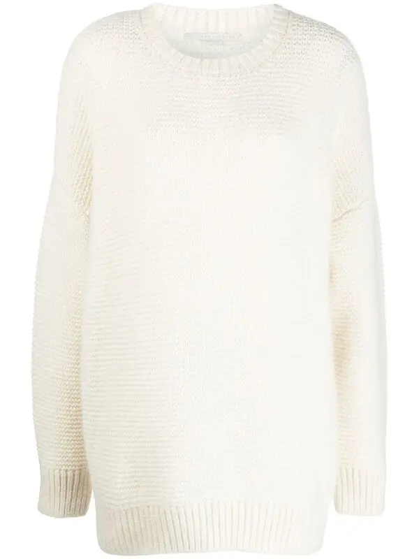 Stella McCartney Oversized Rib-knit Jumper - Neutrals