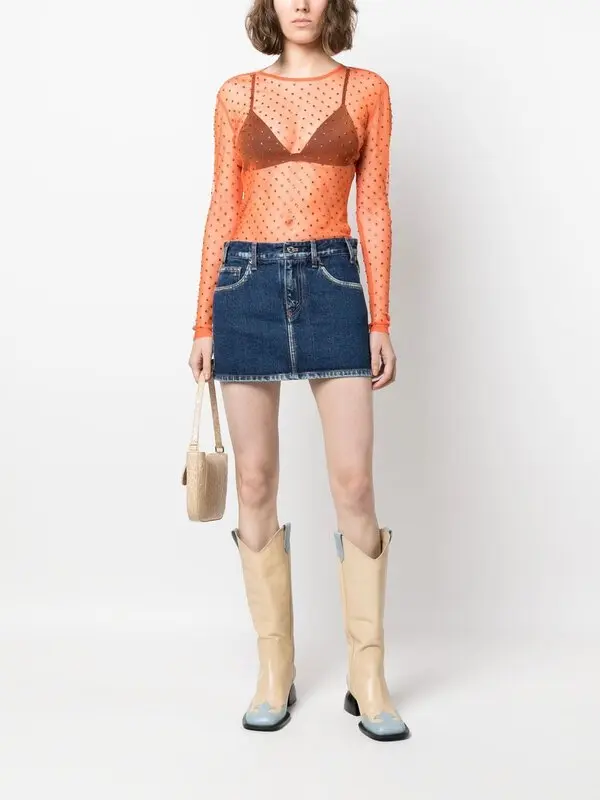 SIEDRES Crystal-embellished Blouse