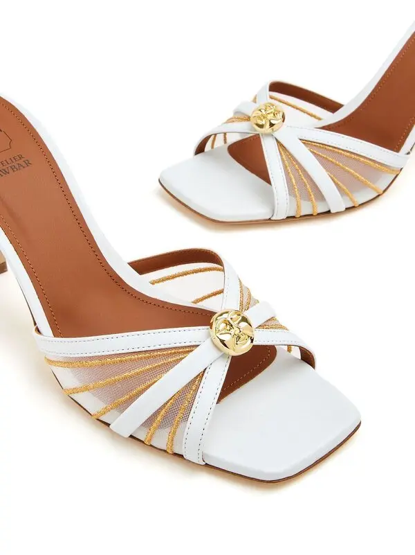 MALONE SOULIERS Engraved-detail 70mm Sandals