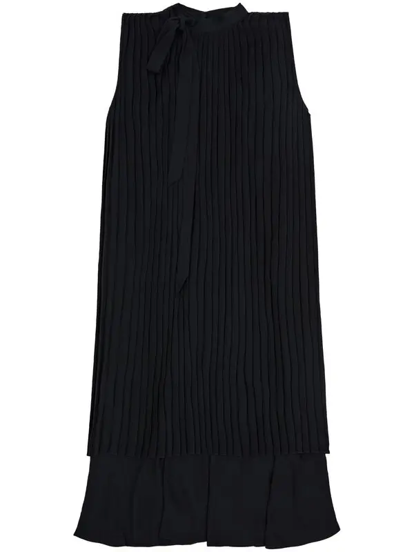 MAISON MARGIELA Layered Sleeveless Dress - Black