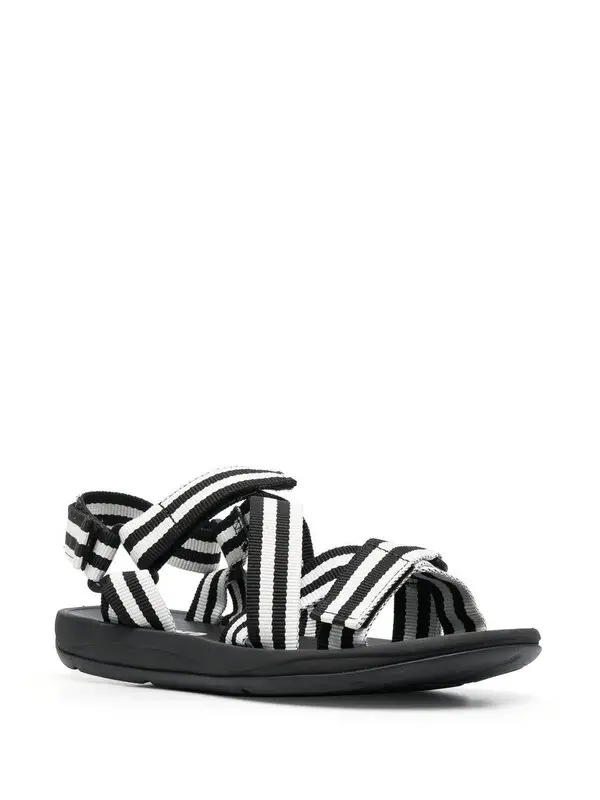 Camper Match Striped Sandals