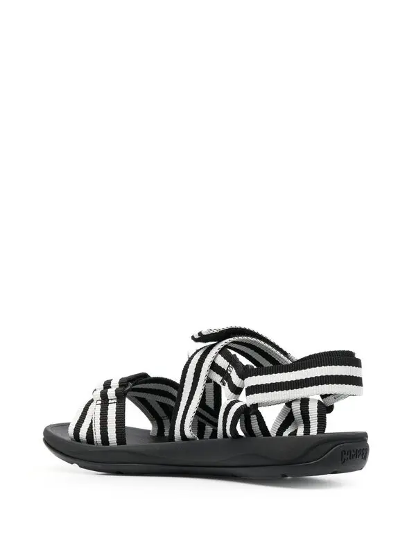 Camper Match Striped Sandals