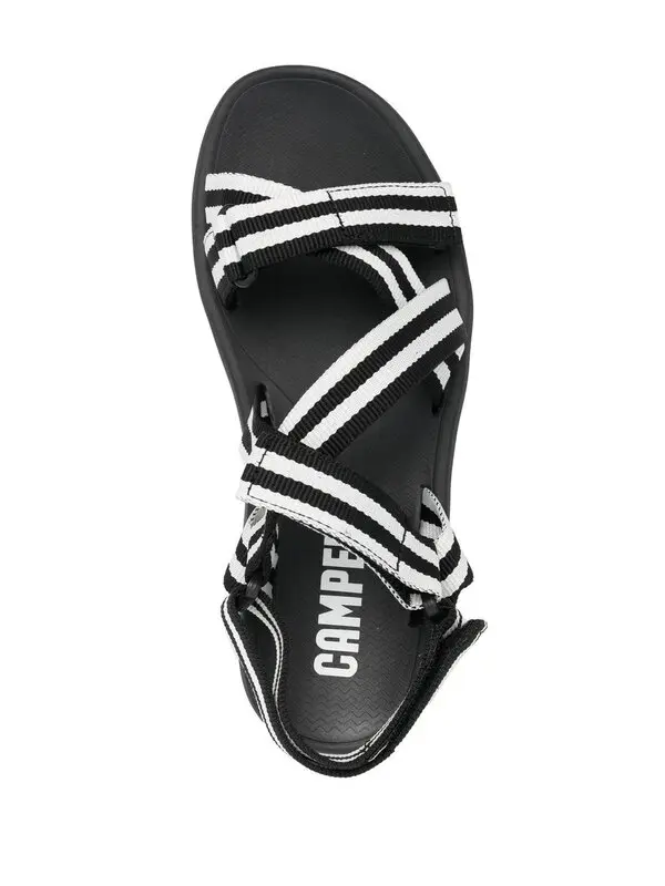 Camper Match Striped Sandals