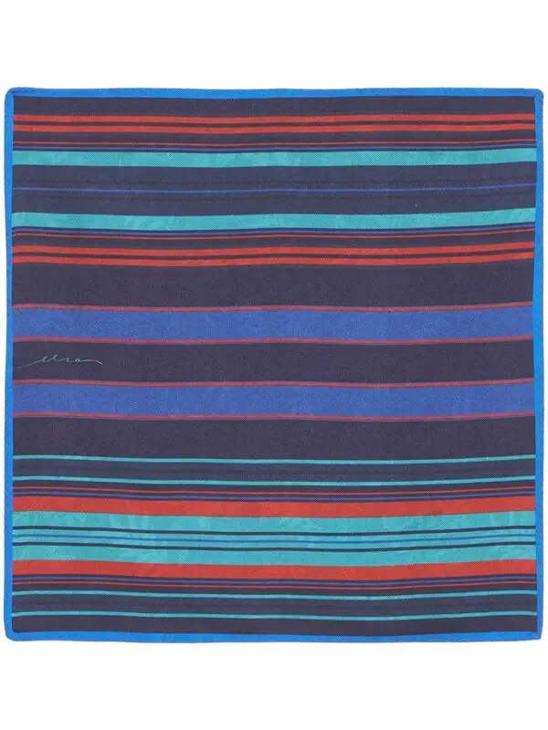 Etro Reversible Pocket Square - Blue