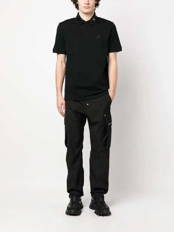 Moncler Logo-collar Polo Shirt