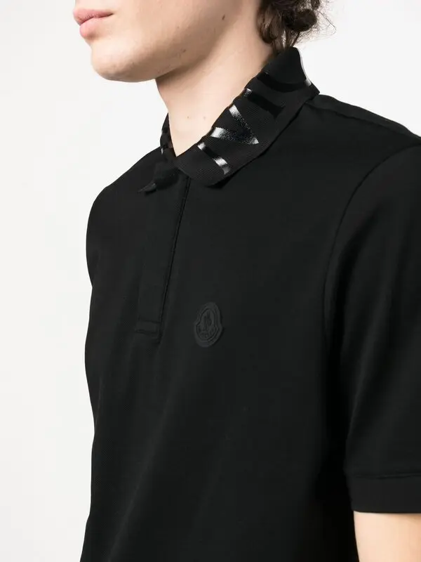 Moncler Logo-collar Polo Shirt