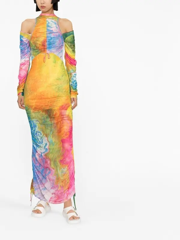 ALEMAIS Irving Mesh Dress