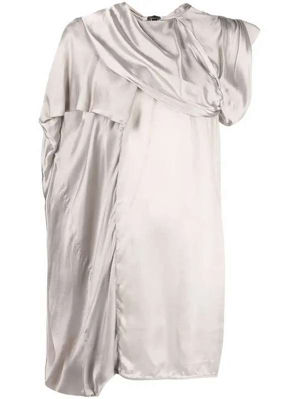 Rick Owens Cornetto Satin-finish Tunic - Neutrals