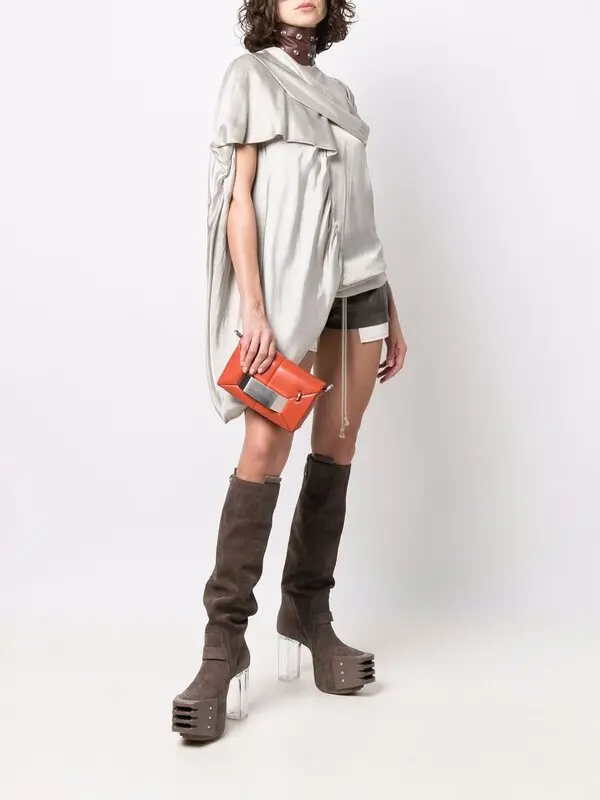 Rick Owens Cornetto Satin-finish Tunic - Neutrals