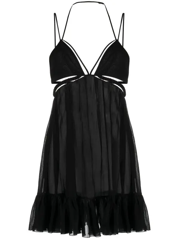 NENSI DOJAKA Cut-out Strappy Mini Dress
