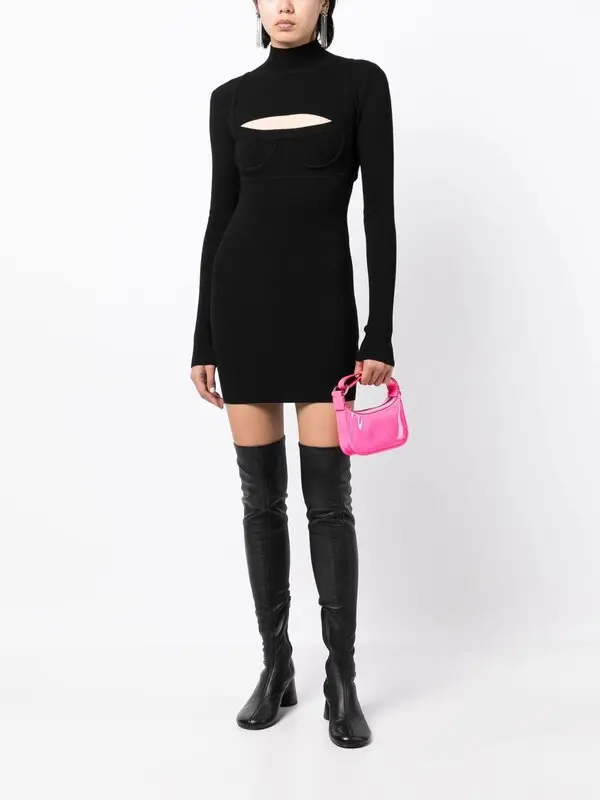 Monse Ribbed-knit Mini Dress