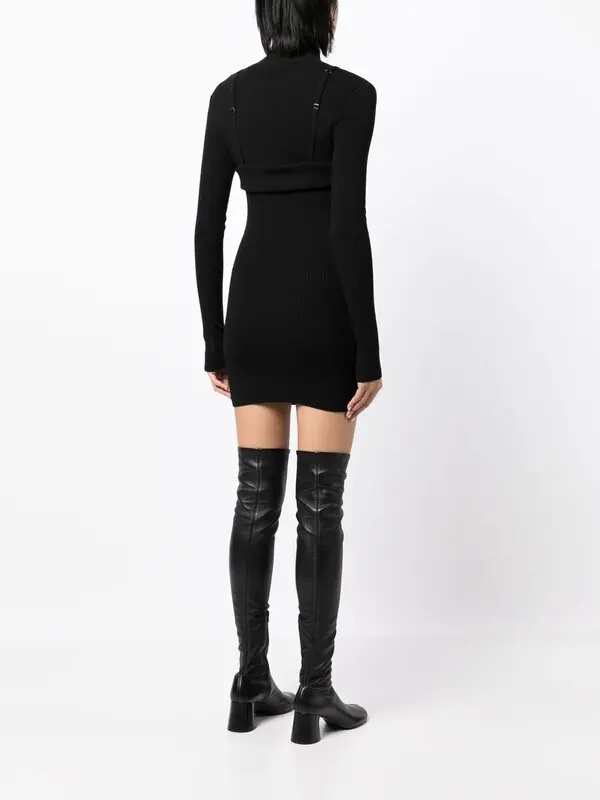 Monse Ribbed-knit Mini Dress