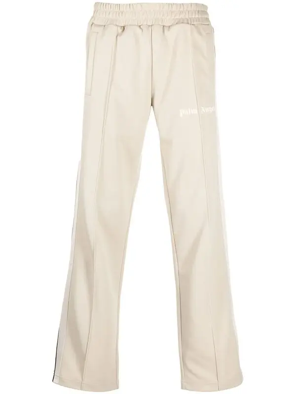 Palm Angels Side-stripe Track Pants - Neutrals