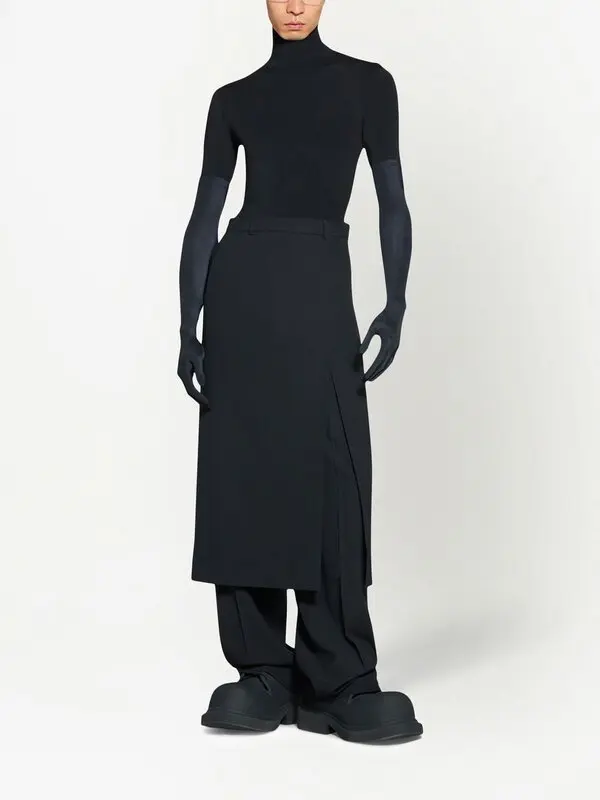 Balenciaga Slit Tailored Skirt