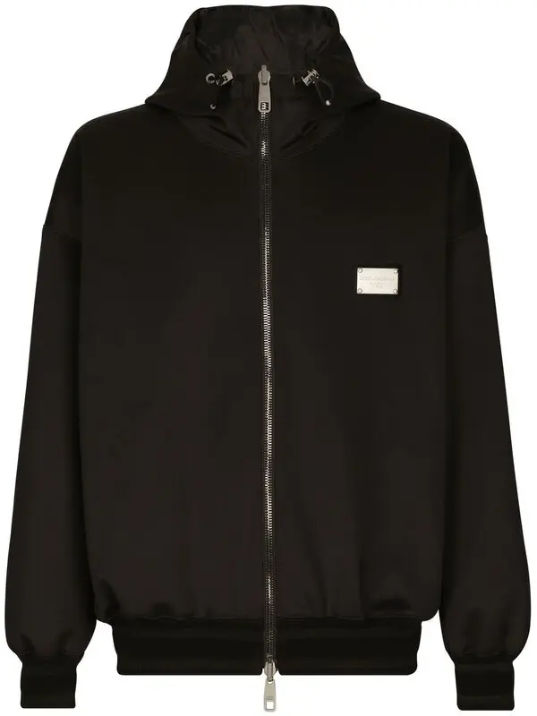 Dolce & Gabbana Logo-tag Reversible Hooded Jacket