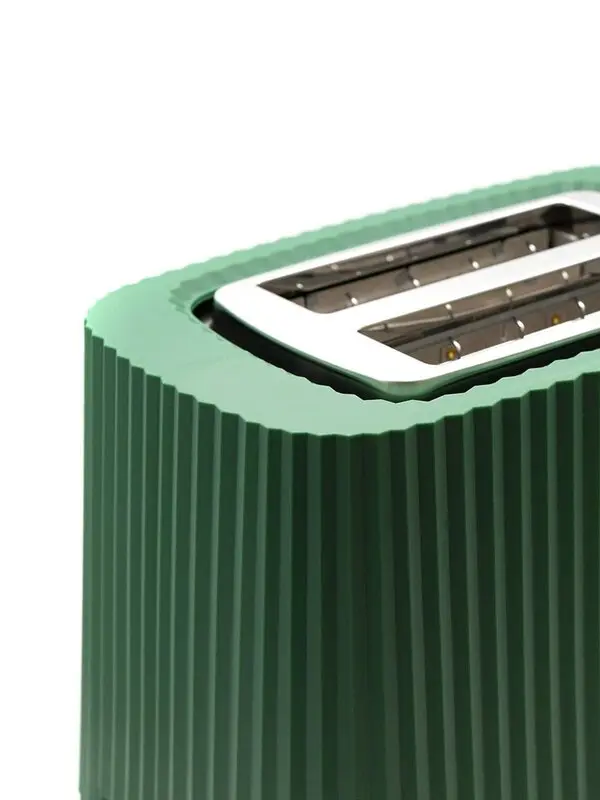 ALESSI Plissé Matte Toaster - Green
