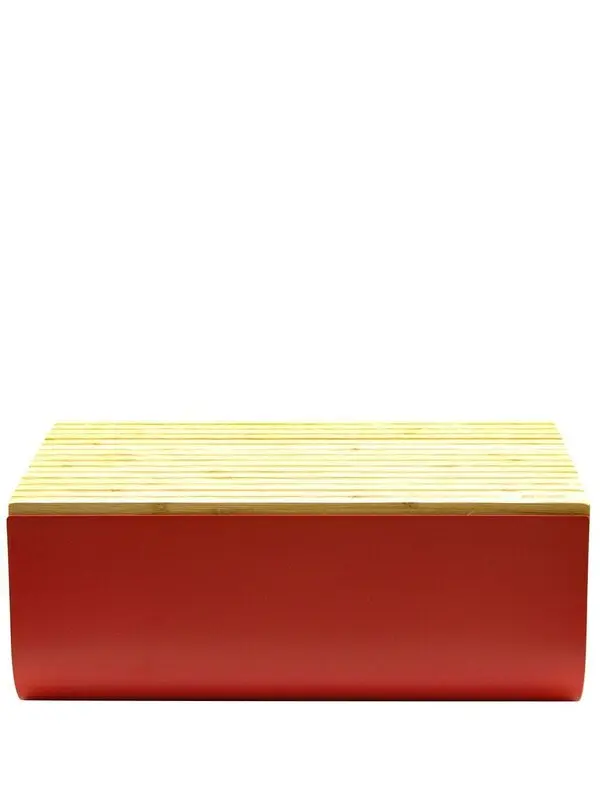 ALESSI Mattina Bread Bin - Red