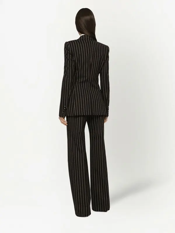Dolce & Gabbana Pinstriped Wide-leg Trousers