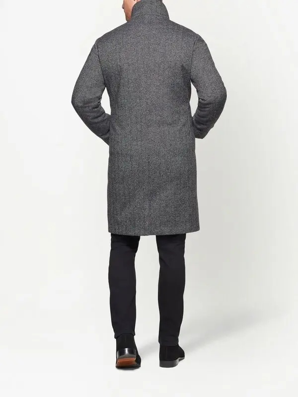 NORWEGIAN WOOL Single-breasted Down-filled Coat