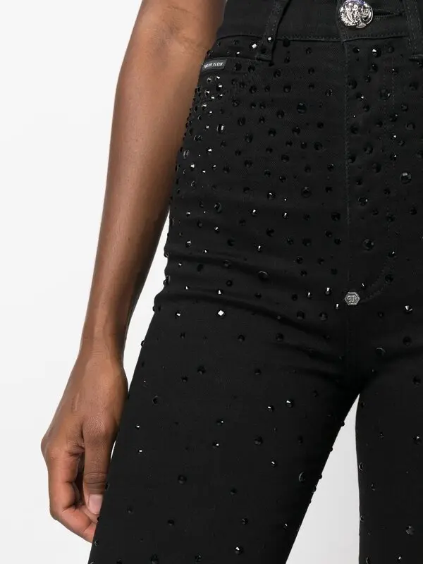 Philipp Plein Rhinestone-embellished Skinny Jeans