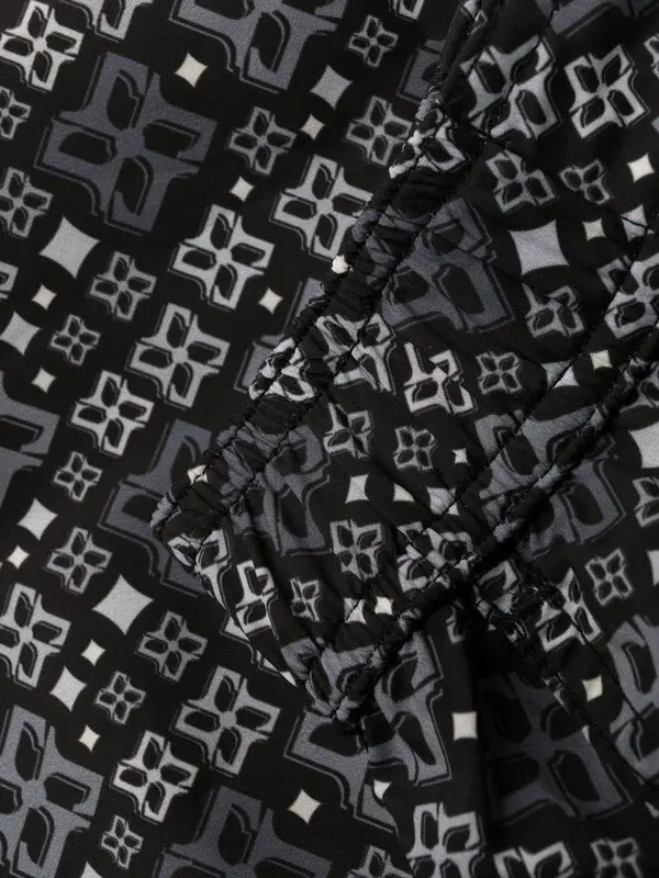 Tagliatore Abstract-pattern Swim Shorts