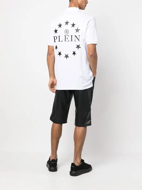 Philipp Plein Logo-print Cotton Polo Shirt