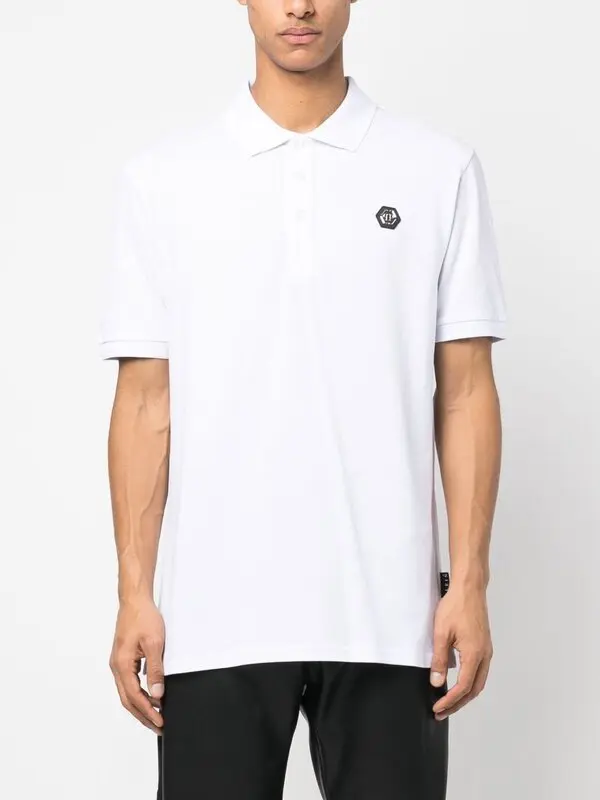 Philipp Plein Logo-print Cotton Polo Shirt