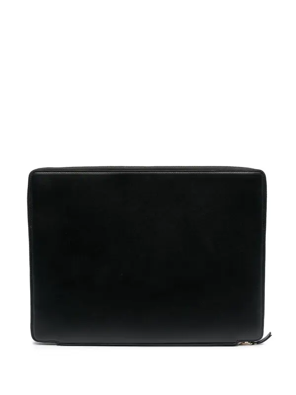Comme Des Garçons Leather Briefcase - Black
