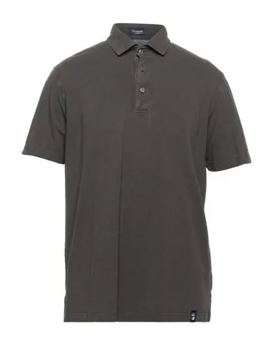 DRUMOHR Polo Shirt Size Cotton - Dark Brown