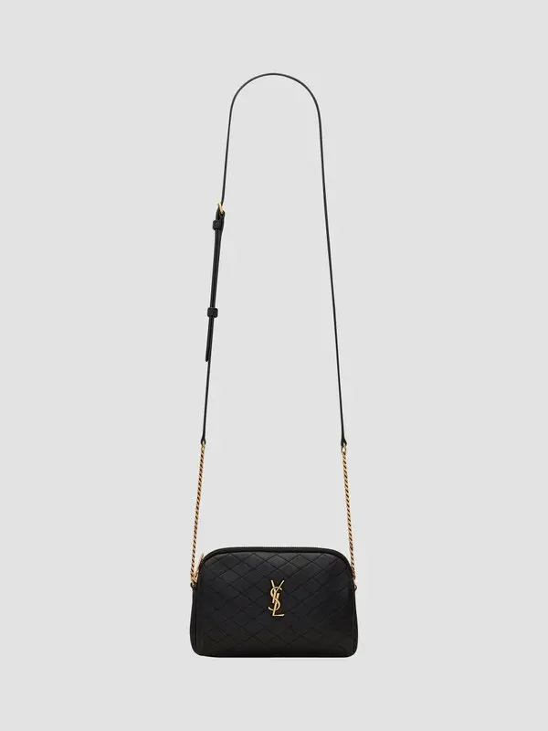 Saint Laurent Gaby Zipped Pouch - Nero