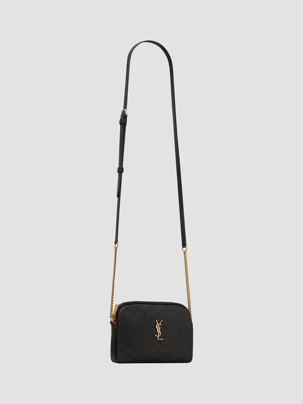 Saint Laurent Gaby Zipped Pouch - Nero
