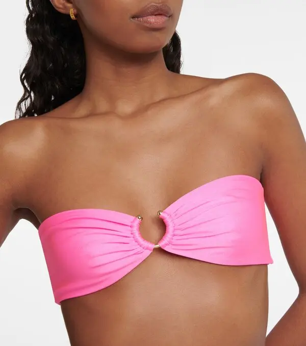 SAME Pierced Bandeau Bikini Top