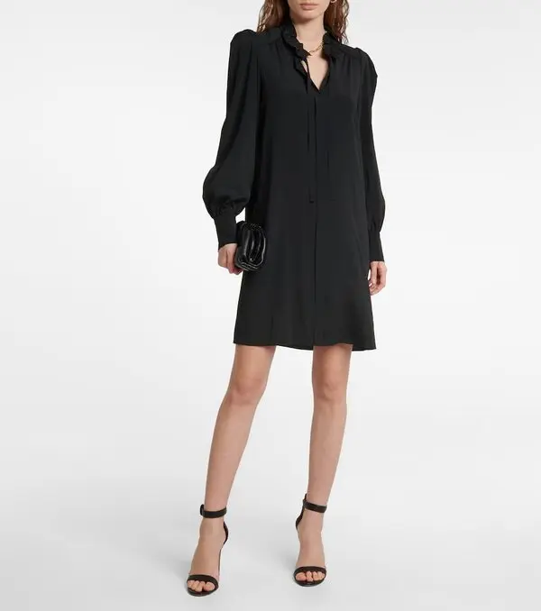 Dorothee Schumacher Tie-neck Minidress