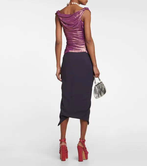 VIVIENNE WESTWOOD Ginnie Jersey Top - Purple