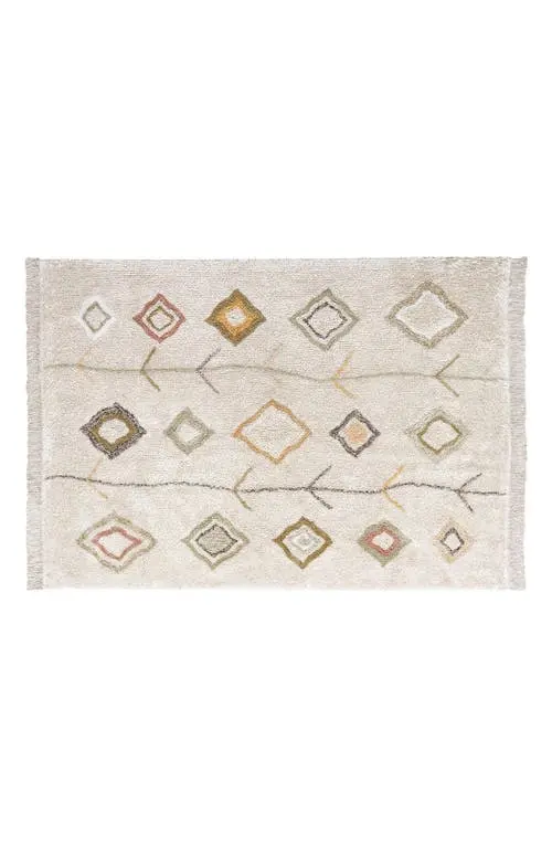 LORENA CANALS Kaarol Earth Washable Cotton Rug - Natural