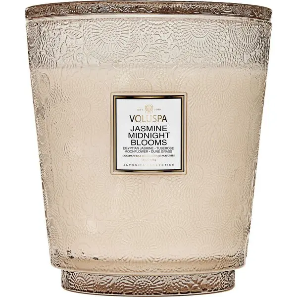 Voluspa 5-wick Hearth Candle - Jasmine Midnight Blooms