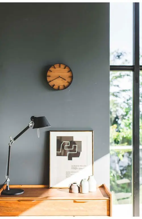 YAMAZAKI Rin Wall Clock - Brown