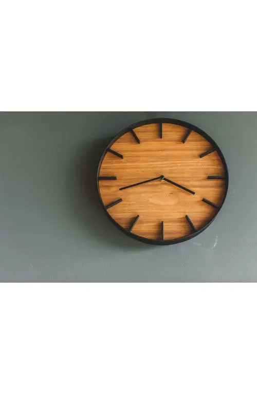 YAMAZAKI Rin Wall Clock - Brown