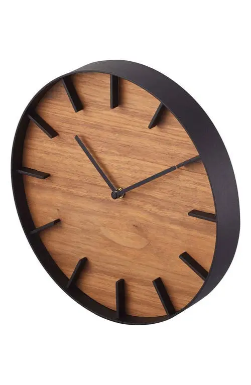 YAMAZAKI Rin Wall Clock - Brown