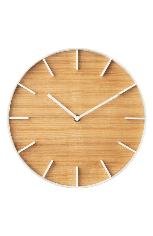 YAMAZAKI Rin Wall Clock - Natural