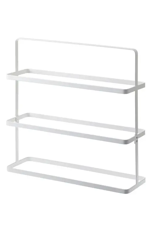 YAMAZAKI Steel Tower Shoe Rack - White