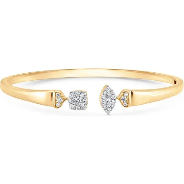 Sara Weinstock Unity Reverie Diamond Bangle - Yellow Gold