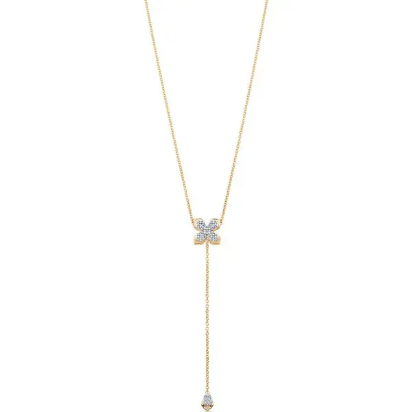 Sara Weinstock Lierre Diamond Y-necklace - Yellow Gold