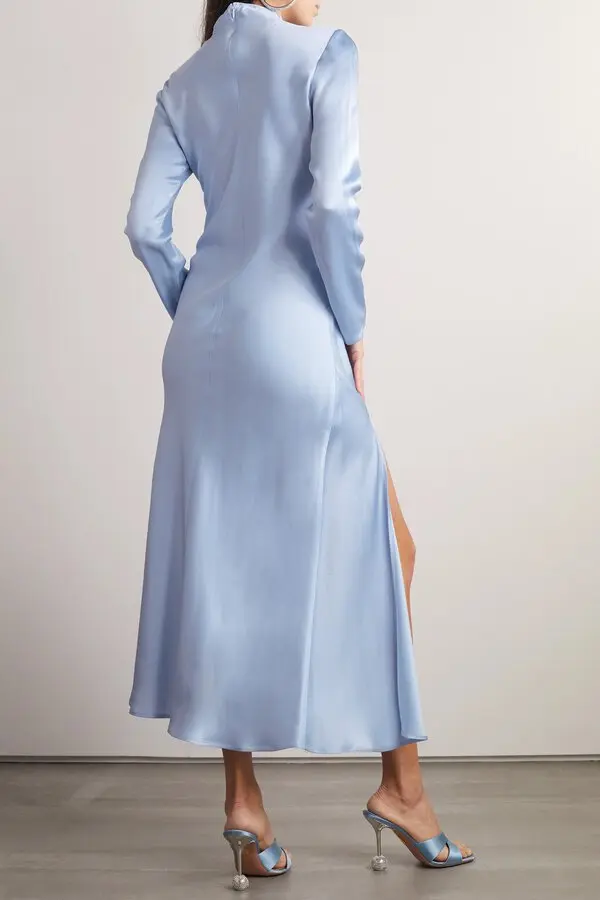 Lapointe Satin Midi Dress